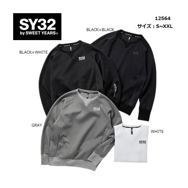 SY32 by SWEET YEARS スウェット トレーナー プルオーバー メンズ ゴルフ おしゃれ ブランド スポーツ 12564【お取り寄せ】