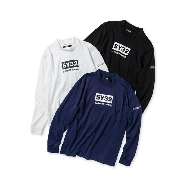 SY32 by SWEET YEARS Tシャツ 長袖 メンズ レディース モックシャツ おしゃれ ブランド ゴルフ 13041