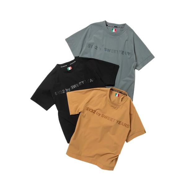 SY32 by SWEET YEARS ロゴ テックTシャツ 半袖 メンズ ブランド おしゃれ かっこいい ゴルフ スポーツ サッカー 14127 お取り寄せ商品