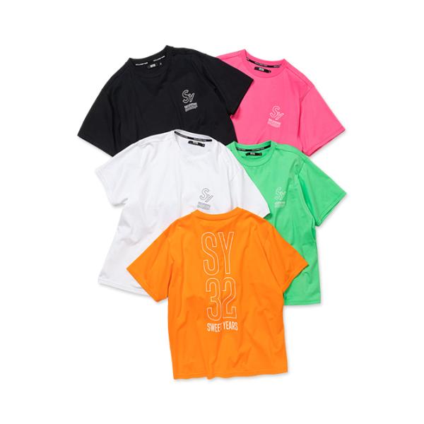 SY32 by SWEET YEARS ベーシック ロゴ Tシャツ メンズ ブランド おしゃれ かっこいい ゴルフ スポーツ サッカー 14134 お取り寄せ商品