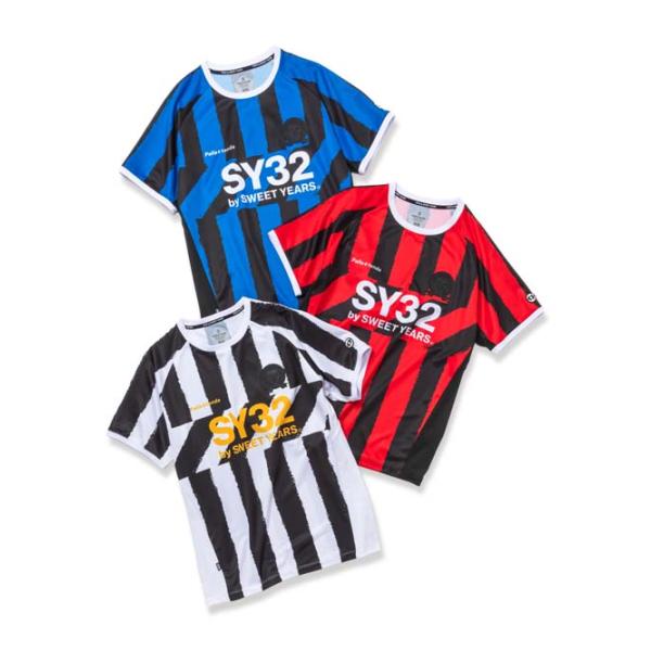 SY32 by SWEET YEARS ロゴ Tシャツ 半袖 メンズ ブランド おしゃれ かっこいい ゴルフ スポーツ サッカー 14209 お取り寄せ商品