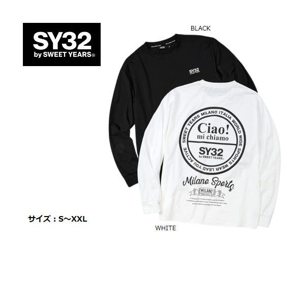 SY32 by SWEET YEARS ロングTシャツ 長袖 メンズ レディース おしゃれ かっこいい かわいい ブランド 15502【お取り寄せ】