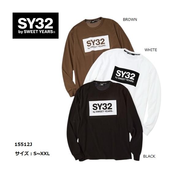 SY32 by SWEET YEARS ロングTシャツ 長袖 メンズ レディース おしゃれ かっこいい かわいい ブランド 15512J【お取り寄せ】