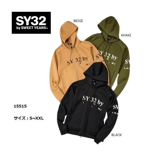 SY32 by SWEET YEARS パーカー ジップ 長袖 メンズ レディース おしゃれ かっこいい かわいい ブランド 15515【お取り寄せ】