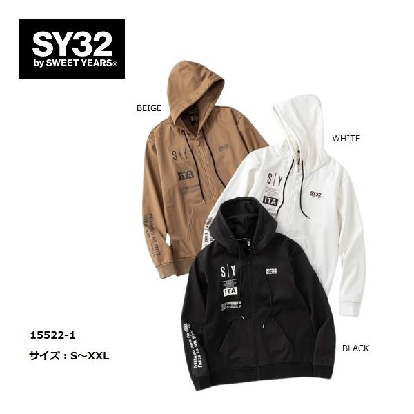 SY32 by SWEET YEARS パーカー 長袖 メンズ レディース おしゃれ かっこいい かわいい ブランド 15522-1【お取り寄せ】