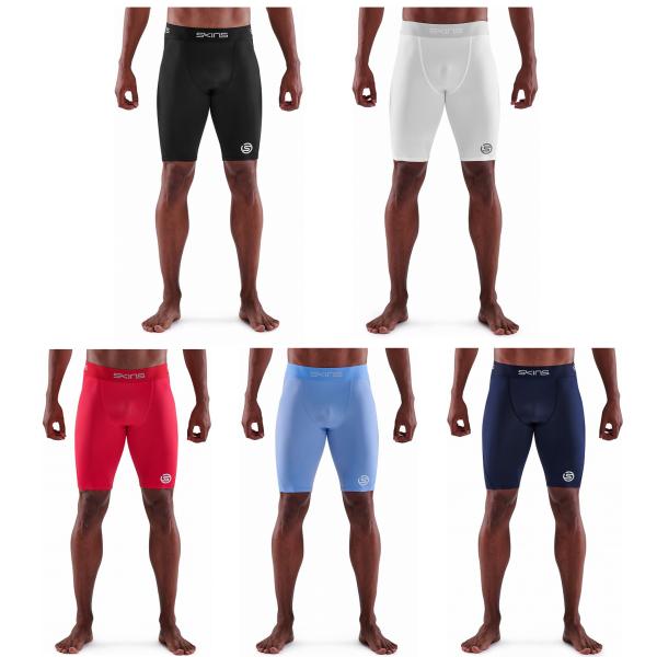 skins スキンズ メンズ タイツ ショート ハーフ メンズ おしゃれ ブランド コンプレッション ゴルフ スポーツ ウェア 18170140 series1