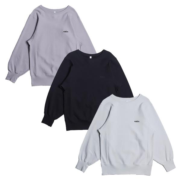 AddElm トレーナー スウェット レディース おしゃれ かわいい ブランド 機能性 セットアップ Add2 ESSENTIAL CREWNECK SWEAT AFWW51220【お取り寄せ】
