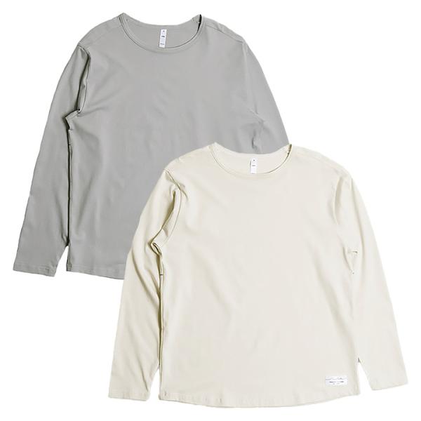 AddElm Tシャツ 長袖 カットソー レディース おしゃれ かわいい ブランド 機能性 セットアップ Add1 FIRST CLASS ROOM LONG SLEEVE TEE ARTU51160【お取り寄せ】