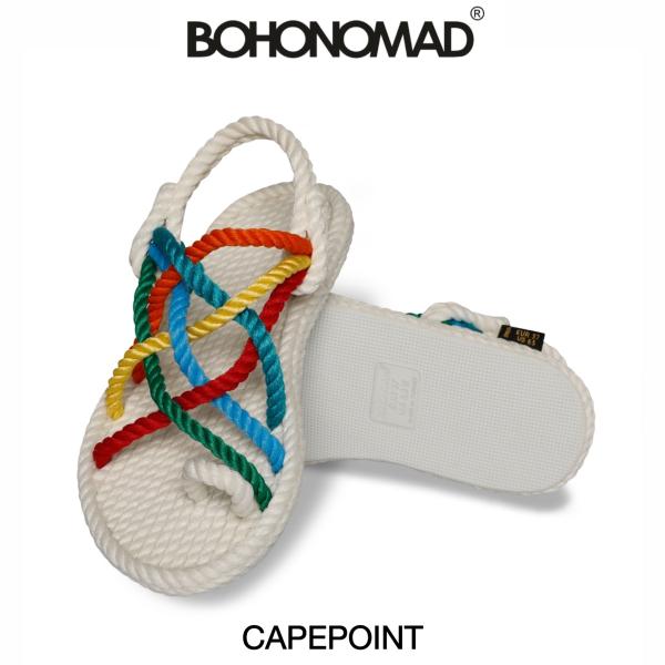 ボホノマド BOHONOMAD サンダル メンズ レディース 歩きやすい おしゃれ ブランド CAPEPOINT  WHITE