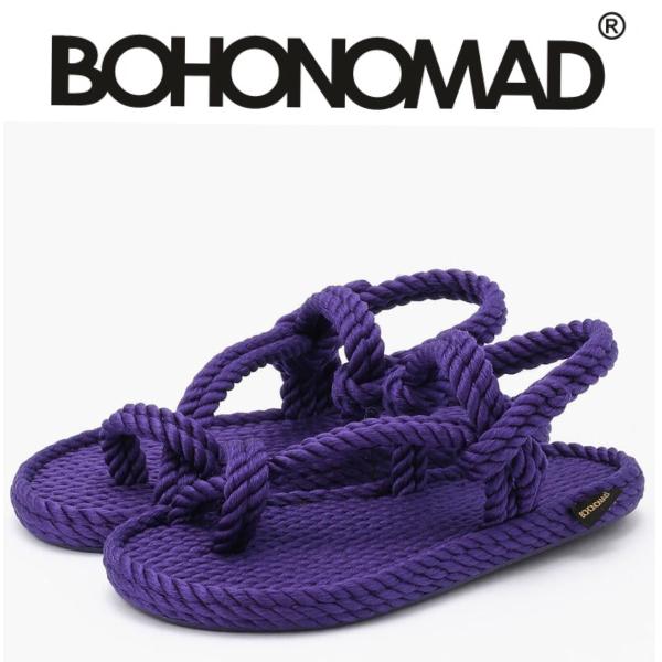 ボホノマド BOHONOMAD サンダル レディース メンズ 歩きやすい おしゃれ ブランド Hawaii  purple