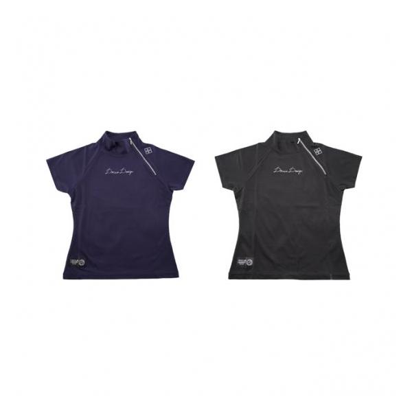 DOCUS Tシャツ モックシャツ 半袖 ゴルフ レディース おしゃれ ブランド かっこいい かわいいDCL22S001