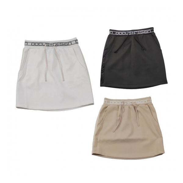 お取り寄せ DOCUS ドゥーカス DD サイドライン スカート レディース ゴルフ ゴルフウェア シンプル かっこいい 24aw DCL24A009