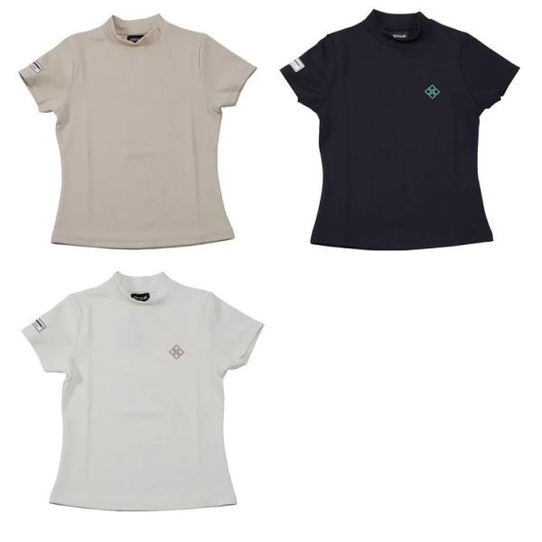 DOCUS ゴルフウェア モックネックシャツ 半袖 レディース ブランド おしゃれ かわいい dcl24s003-asu お取り寄せ商品