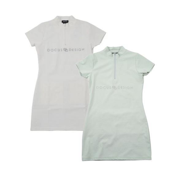 DOCUS ゴルフウェア モックネックワンピース レディース ブランド おしゃれ かわいい dcl24s007-asu お取り寄せ商品