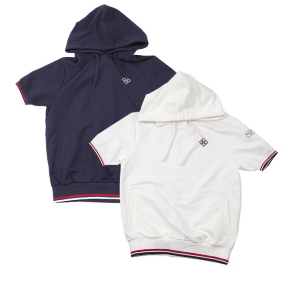 DOCUS ゴルフウェア ショート スリーブ パーカー 半袖 レディース ブランド おしゃれ かわいい dcl24s011-asu お取り寄せ商品