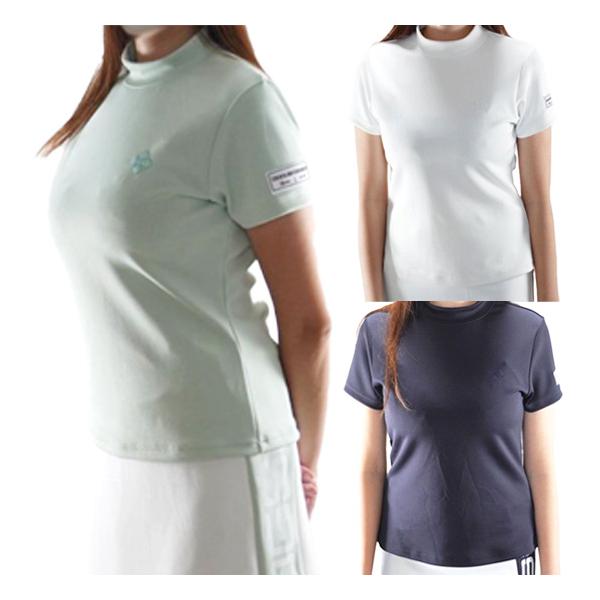 DOCUS ゴルフウェア レディース モックシャツ Tシャツ 半袖 おしゃれ  上品 かわいい ブランド DCL25S001【お取り寄せ】