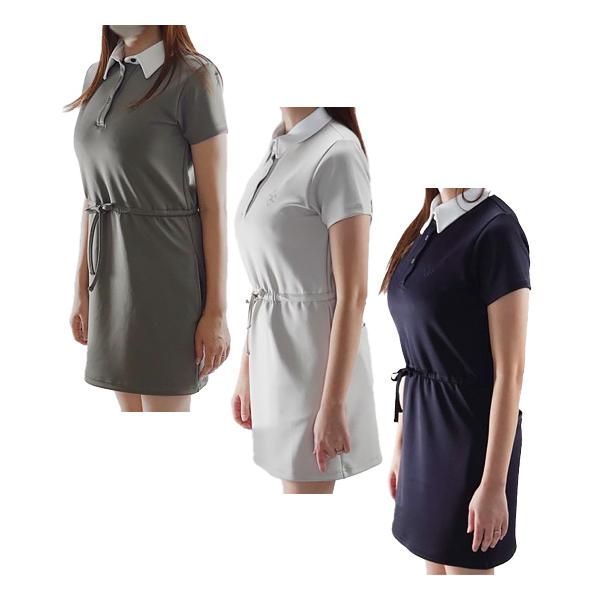 DOCUS ゴルフウェア レディース シャツワンピース 半袖 おしゃれ かわいい ブランド DCL25S014【お取り寄せ】