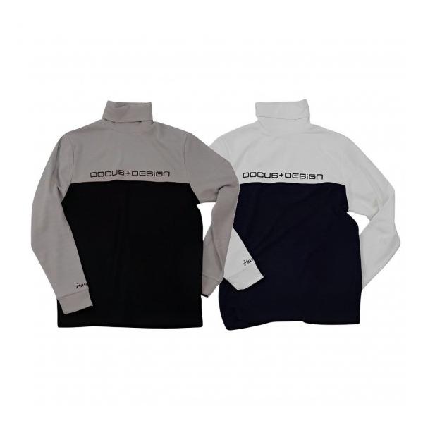 DOCUS ゴルフウェア タートルネックシャツ メンズ ブランド シンプル かっこいい dcm24a010-asu お取り寄せ商品