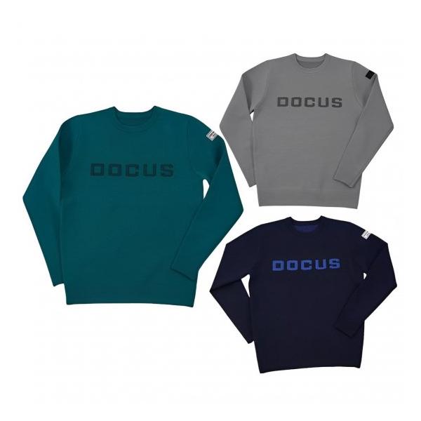 DOCUS ゴルフウェア ニット セーター メンズ ブランド シンプル かっこいい dcm24a015-asu お取り寄せ商品