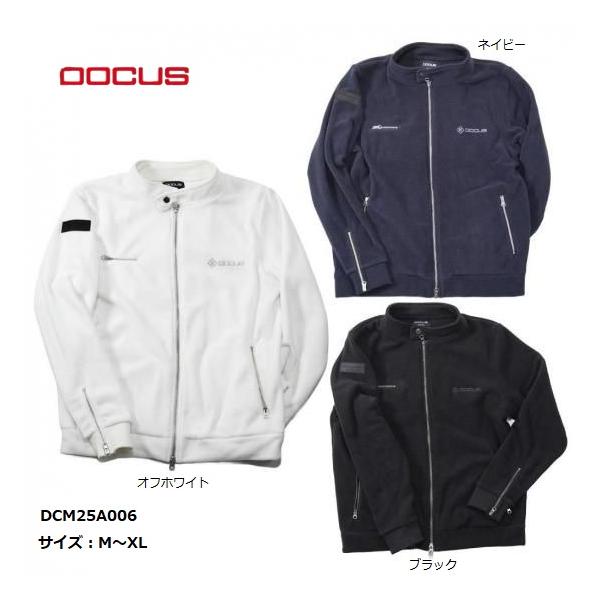 DOCUS ゴルフウェア ドゥーカス フリース ライダースジャケット おしゃれ かっこいい メンズ DCM25A006【お取り寄せ商品】
