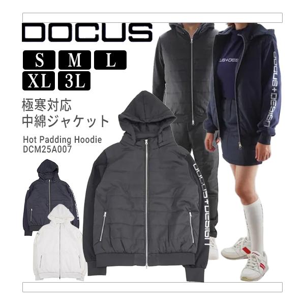 DOCUS ドーカス レディース メンズ ゴルフウェア 中綿ジャケット 冬 防寒 アウター おしゃれ かわいい かっこいい ブランド ゴルフ DCM25A007【お取り寄せ】