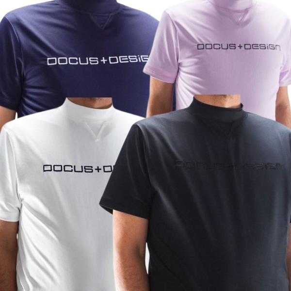 DOCUS ゴルフウェア モックネック Tシャツ 半袖 メンズ レディース おしゃれ ブランド かっこいい DCM25S008 お取り寄せ商品