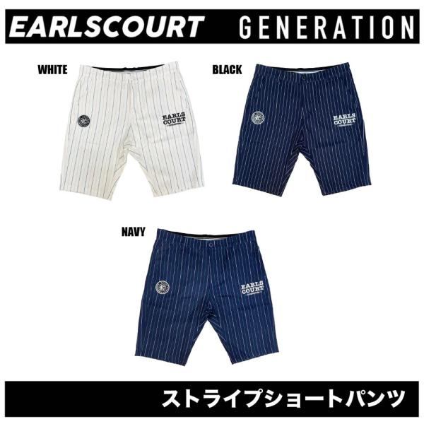 EARLSCOURT アールズコート ゴルフウェア ショートパンツ STRIPE メンズ かっこいい EC-G031 お取り寄せ商品
