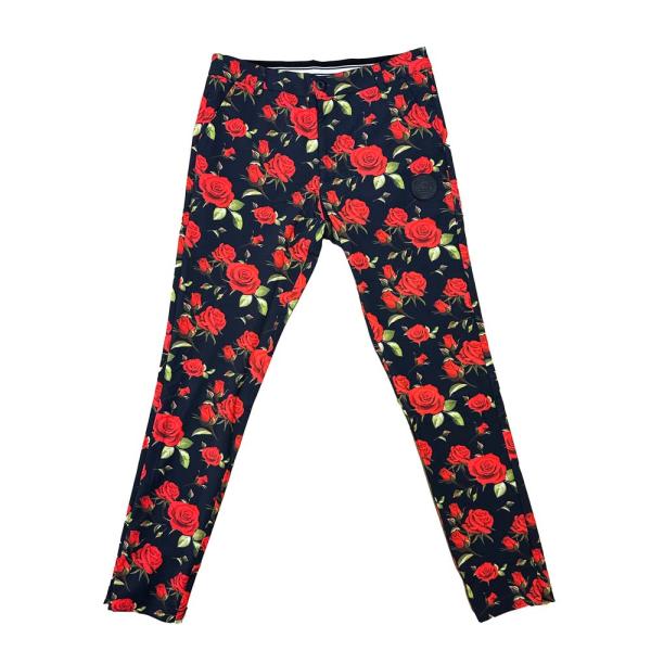 EARLSCOURT アールズコート ゴルフウェア ROSE柄 ロングパンツ ROSE メンズ かっこいい EC-G051 お取り寄せ商品