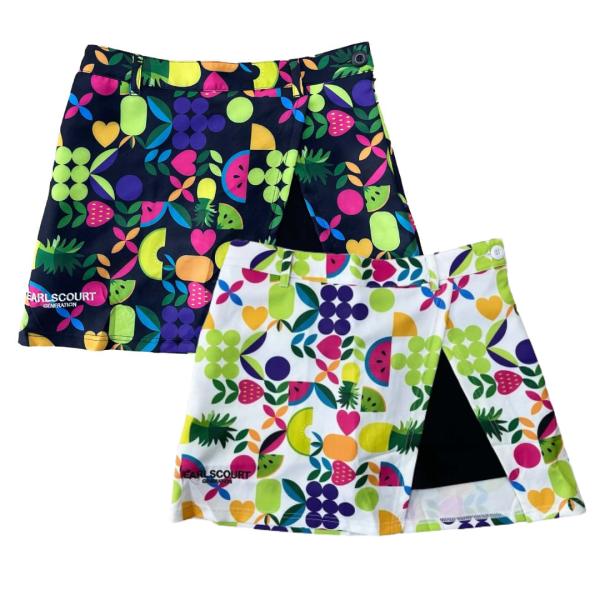 EARLSCOURT GENERATION アールズコート ゴルフウェア キュロットスカート FRUIT レディース おしゃれ ブランド EC-GL012 お取り寄せ商品