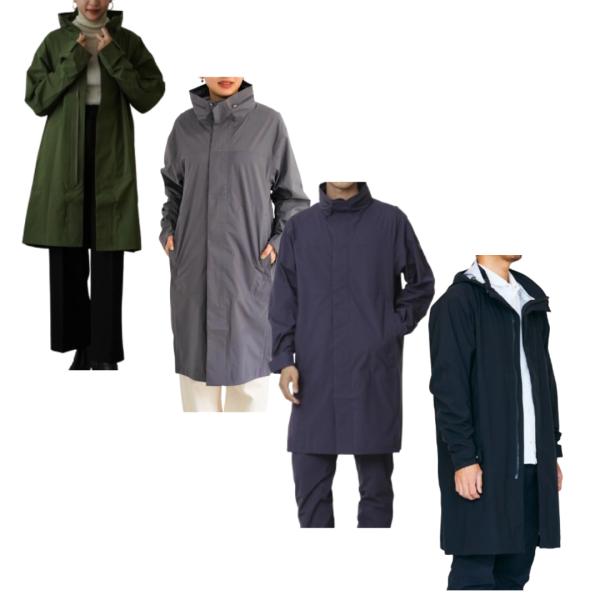 F/ACSION レインコート コート丈 ジャケット メンズ レディース おしゃれ ブランド FA001【お取り寄せ】