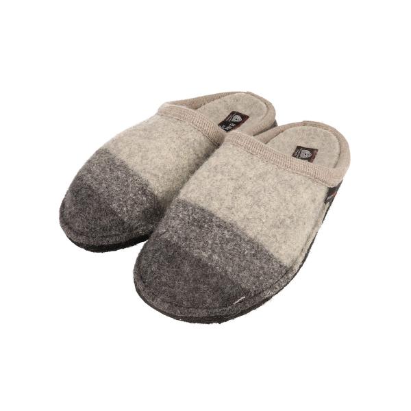 ルームサンダル ルームシューズ スリッパ メンズ レディース おしゃれ 室内履き オフィス履き 履きやすい HAFLINGER  ストーングレー HL31201101 ダスティー
