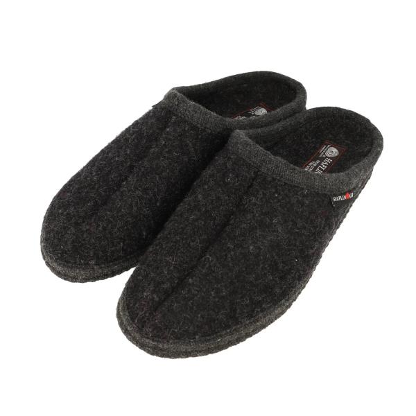 ルームサンダル ルームシューズ スリッパ おしゃれ 室内履き オフィス履き 履きやすい ハフリンガー グラファイト HL61100104 アラスカ