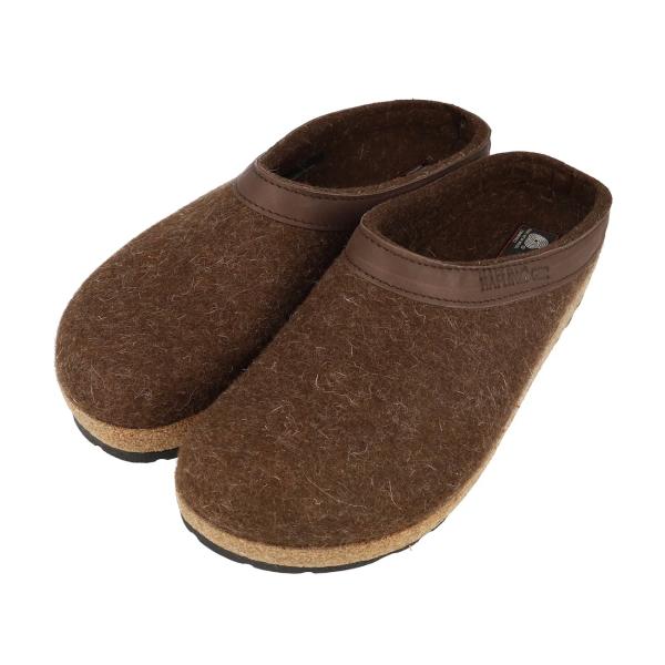 ルームサンダル ルームシューズ スリッパ おしゃれ 室内履き オフィス履き 履きやすい ハフリンガー HL71300106 チョコ トーベン