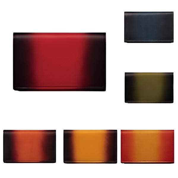 Lilyleather Design リリーレザーデザイン カジュアル カードケース 名刺入れ ぼかし染めタイプ レザー 革