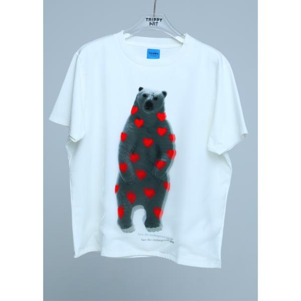 TRIPY ART Tシャツ メンズ レディース ブランド おしゃれ RED LIST BEAR MX-1440 【お取り寄せ】