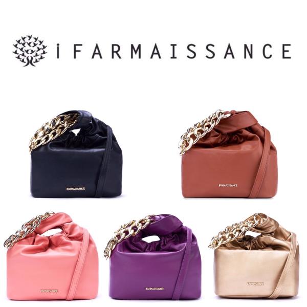 iFARMAISSANCE PENNY CHAIN ハンドバッグ レディース おしゃれ ブランド 革 車 サスティナブル