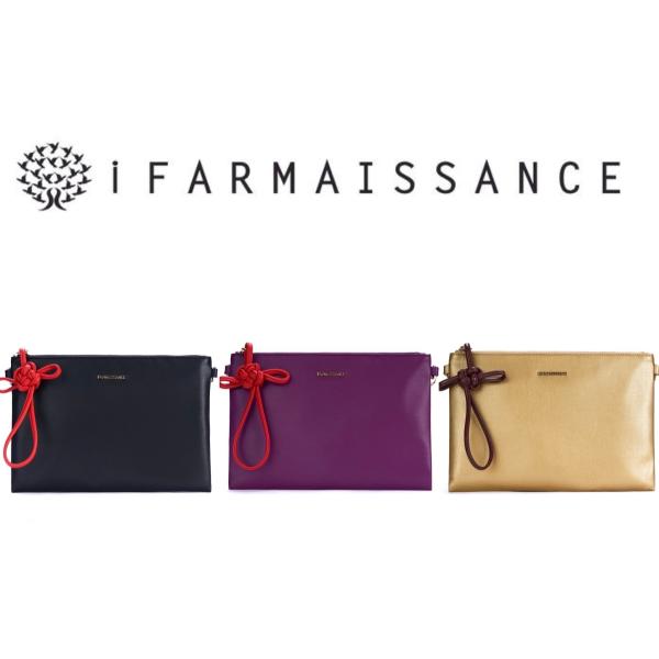 iFARMAISSANCE QUEENIE CLUTCH クラッチバッグ レディース おしゃれ ブランド 革 車 サスティナブル