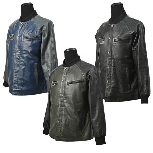 RIDEZ ライズ バイク用 カークラブコート ライダーズ ジャケット メンズ おしゃれ ブランド バイク レザー 本革 RLJ223 CLUBMAN