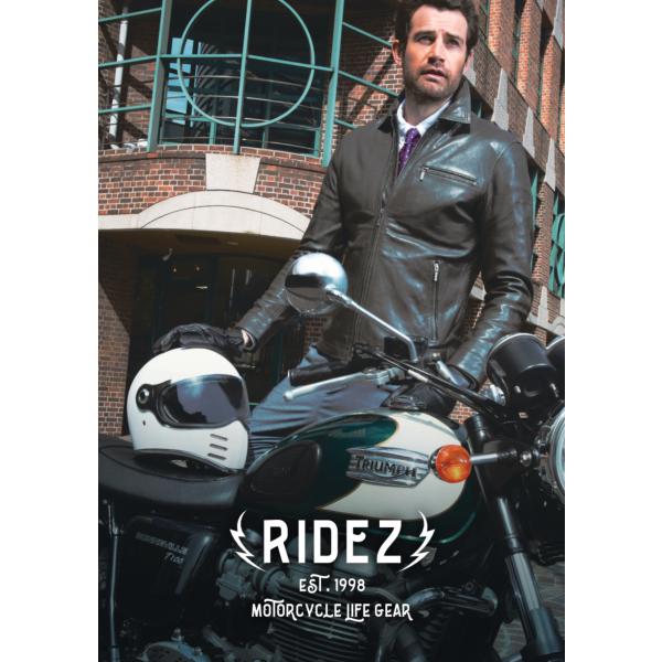 レザージャケット メンズ ライダース シングル ライズ RIDEZ VALIANT JACKET RR02