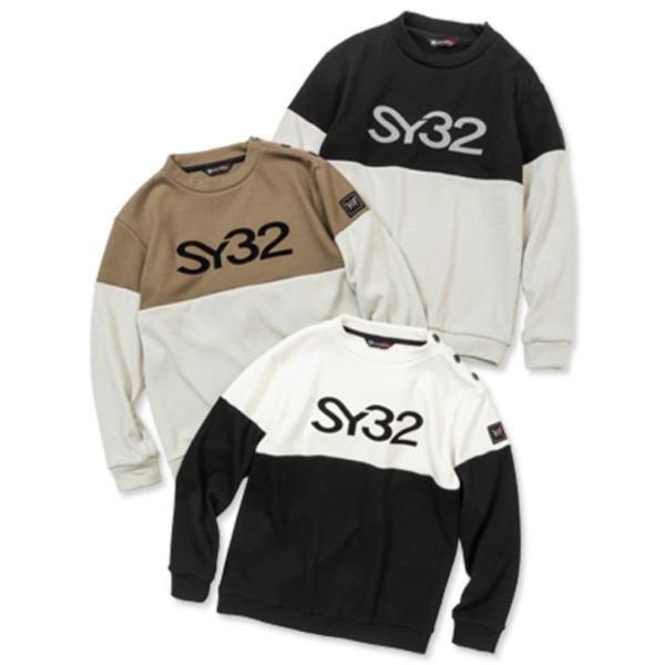 お取り寄せ SY32 by SWEET YEARS プリントシャツ 長袖 メンズ ブランド おしゃれ ゴルフ スポーツ SYG-23A01