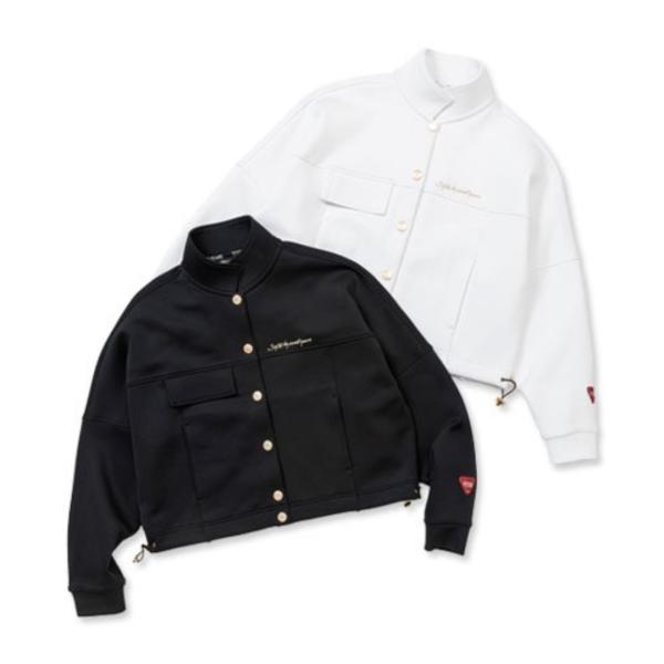 SY32 by SWEET YEARS ゴルフウェア ジャケット ショート ダンボール レディース おしゃれ かわいい ブランド SYG-23A01W お取り寄せ