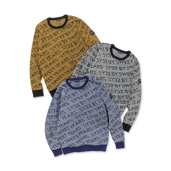 SY32 by SWEET YEARS ゴルフウェア セーター ニット 長袖 メンズ おしゃれ かっこいい ブランド SYG-23A37【お取り寄せ】