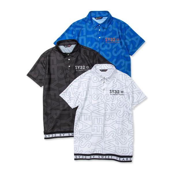 SY32 by SWEET YEARS ポロシャツ 半袖 メンズ ゴルフウェア SYG-23S40