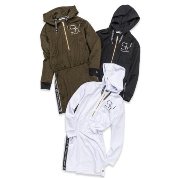 お取り寄せ SY32 by SWEET YEARS ワンピース フードつき レディース ブランド おしゃれ ゴルフ スポーツ SYG-24S05W