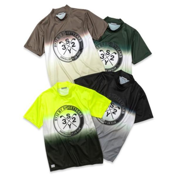 お取り寄せ SY32 by SWEET YEARS Tシャツ 半袖 モックシャツ メンズ ゴルフウェア おしゃれ ブランド SYG-24S27