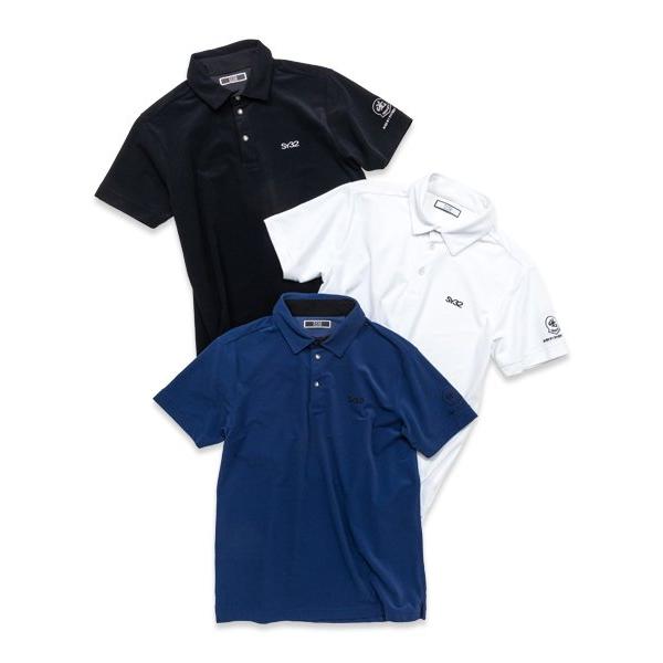 お取り寄せ SY32 by SWEET YEARS シャツ 半袖 ポリシャツ 襟付き 無地 レディース ブランド おしゃれ ゴルフ スポーツ SYG-24SABS03