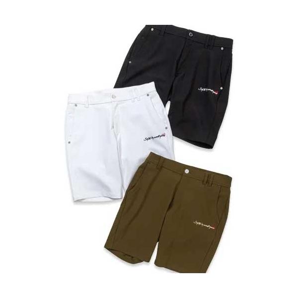 SY32 by SWEET YEARS ハーフパンツ ショート メンズ おしゃれ ブランド ゴルフ スポーツ リサイクル鹿の子 吸水速乾 ストレッチ お取り寄せ商品 SYG-24SRIC04