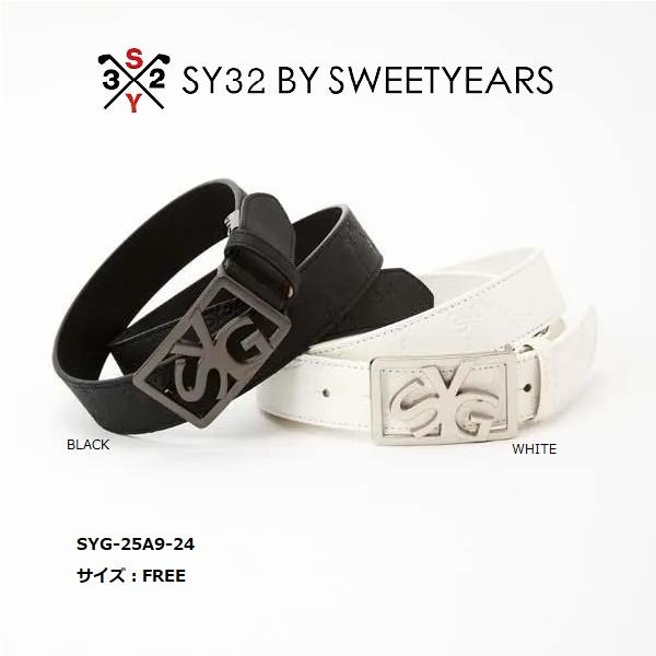 SY32 by SWEET YEARS ゴルフ ベルト メンズ おしゃれ かっこいい ブランド SYG-25A9-24【お取り寄せ】