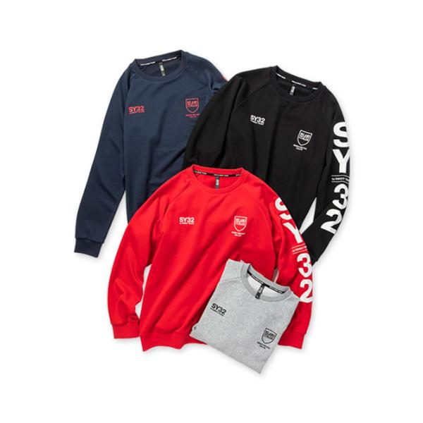 SY32 スウェット トレーナー プルオーバー メンズ レディース おしゃれ ブランド スポーツ サッカー ゴルフ ウェア TNS1774