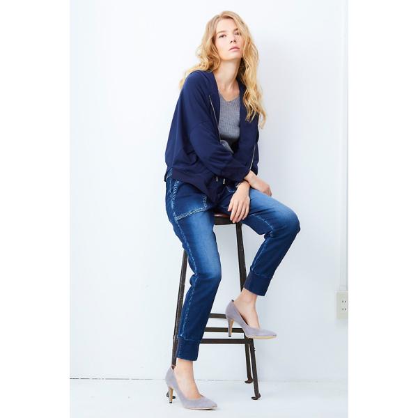 INDIMARK スエットパンツ レディース デニム ブランド おしゃれ w054-2